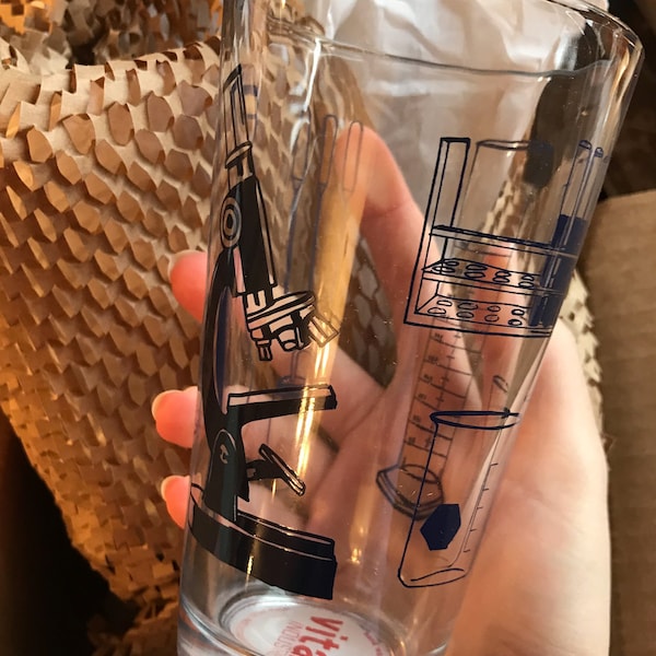 Science Tools Pint Glass- SET of 2 - Etsy