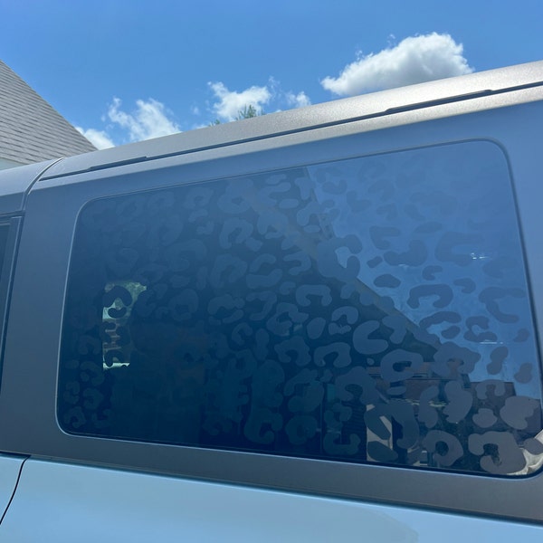 Leopard Cheetah Print Rear Window Decals Fit Ford Bronco 6g Hardtop ...