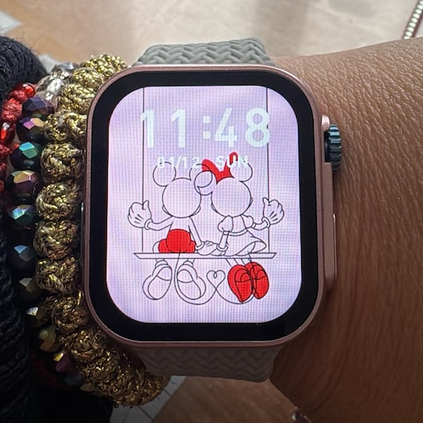 Highland Cow Apple Watch Wallpaper, Cute Cow Apple Watch Face, Floral ...