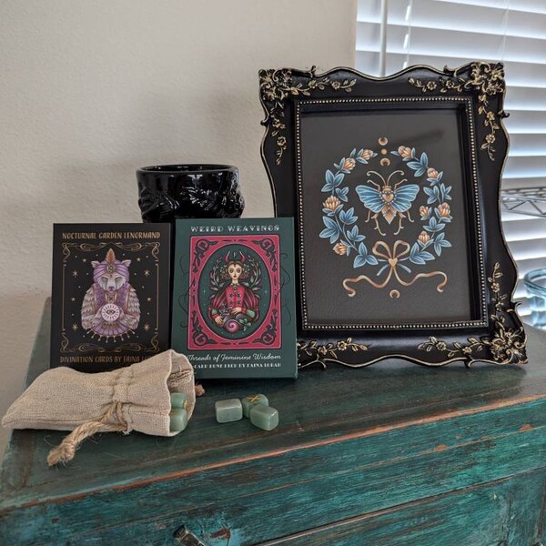 Floral Typewriter Art Print Watercolor Painting Print Literary Art ...