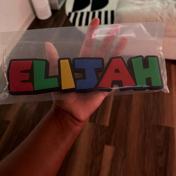 Personalized Mario Style Name Sign, Name Tag Sign, Kids Room Decor ...