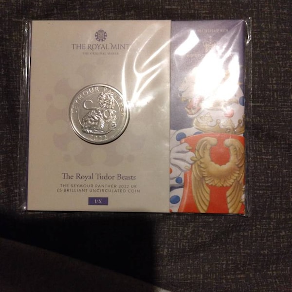 2023 Royal Tudor Beasts 03 Yale of Beaufort 5 Pound Brilliant ...