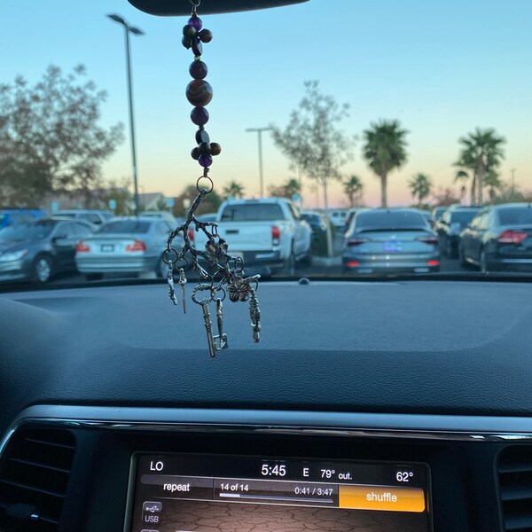 Cimaruta Italian Folk Magic Good Luck Charm w/ Column Beading: Pyrite ...