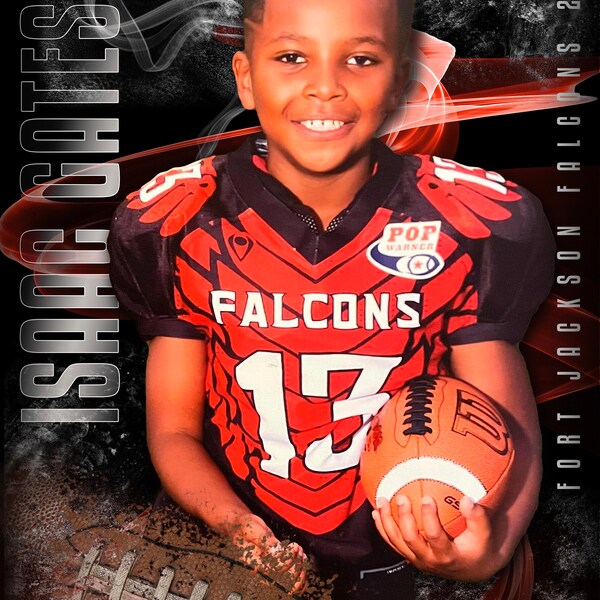 Football SPORTS TEMPLATE Photoshop Digital Download 24X36 Inch/2x3ft ...