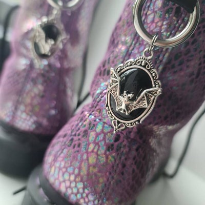 Handmade Silver Heart Boot Charms - Etsy