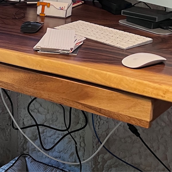 Wood Drawer | Drawer | Under Desk Storage | Desk Storage | Desk ...