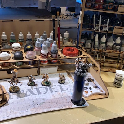 Modular Paint Organizer Citadel Paint Bottle Holder Snap-in 3d Printed ...