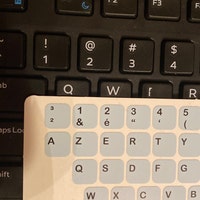 AZERTY Keyboard Sticker Vinyl Decal Sticker - Etsy