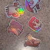 RAT Stickers Waterproof Holographic Stickers, Rat Sticker, Derpy ...
