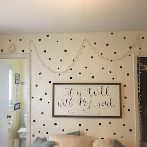 Spot Vinyl Wall Decals: Dalmatian Polka Dots, Paint Hand-drawn Circles ...