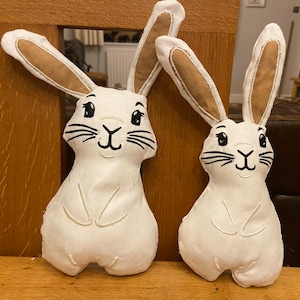 Easter Bunny Stuffie ITH Embroidery ,machine Pattern,ith Bunny Stuffie ...