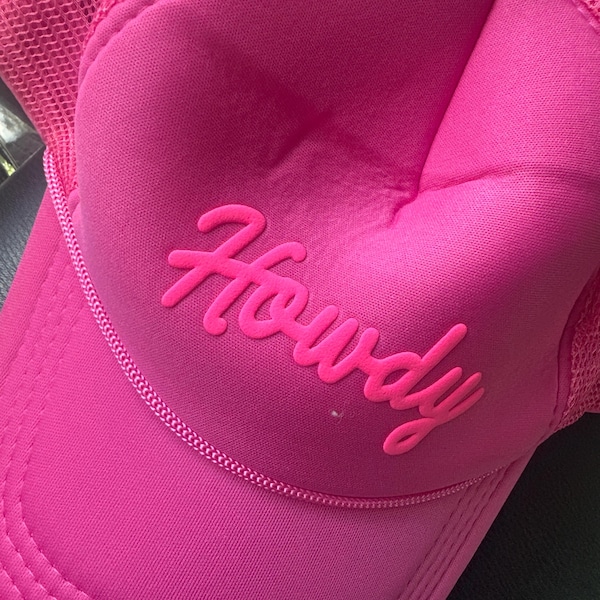 Custom Puff Hat, Personalized Puff Trucker Hat, Foam Puff Print Hat ...