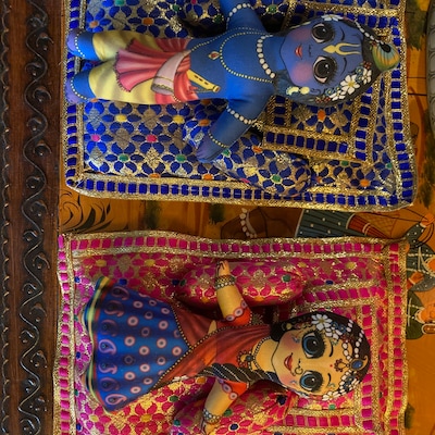 Updated 6 Pcs Dhoti 5 Poshak Set for 10 Gaura Nitai Idol Dresses ...