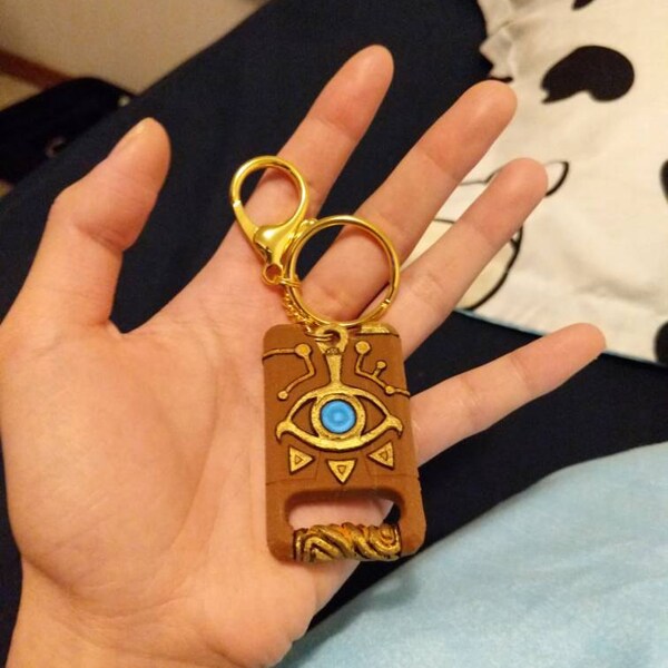 D.va Pendant Keychain Overwatch 3d Print Keyring Gold Pink Geek Gamer ...