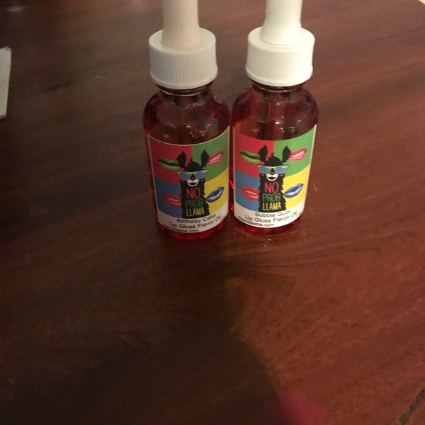 Lip Gloss Flavor Oil - No Probllama - 1 Oz - Etsy