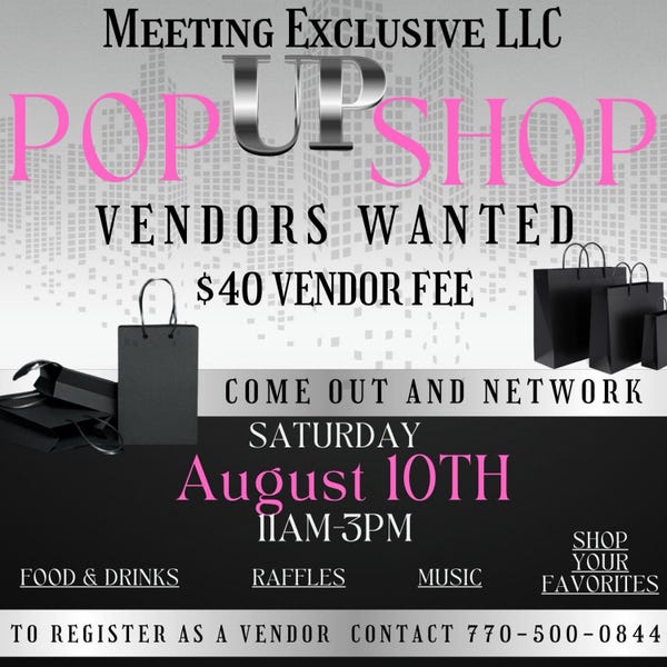 Pop up Shop Flyer, Vendor Flyer, Shop Now Flyer, Event Flyer, Support ...