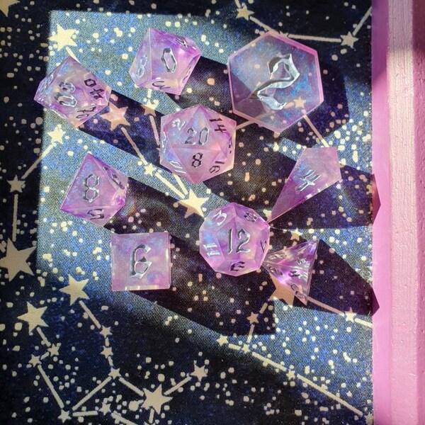 Yellowstone - Handmade Dice Set for Dungeons & Dragons - Etsy