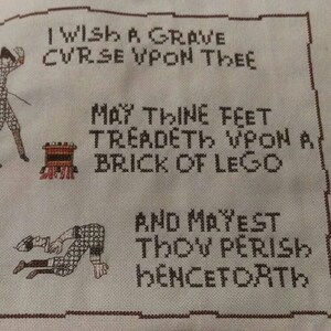 No Cross Stitch Pattern Geek Meme Grumpy Cat INSTANT - Etsy UK
