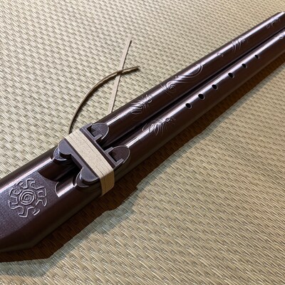 3D Printed Triple Flute Key of A Native American Style - Etsy