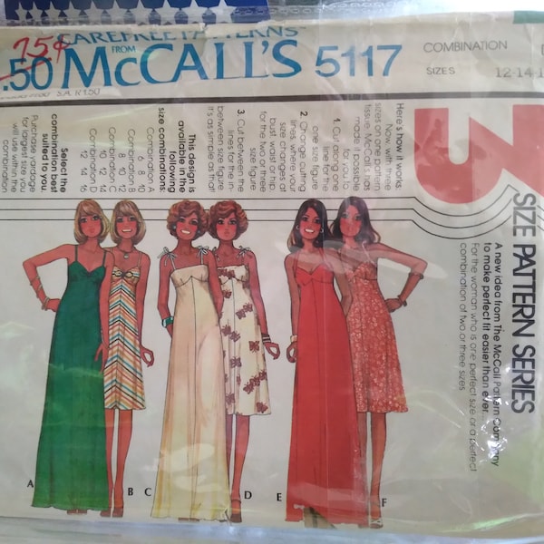 Uncut Nightgown, Top and Pants Pattern-butterick #5688 - Etsy