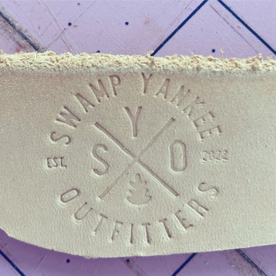 Custom Leather Stamps Handle Included Made in USA 3/8 Thick Brass - Etsy