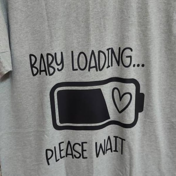 Baby Loading Svg, Funny Pregnancy Svg, Pregnancy Announcement Svg, Mom ...