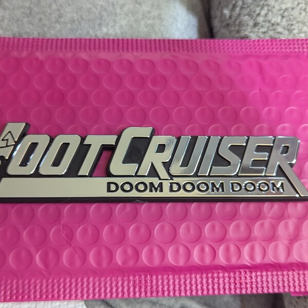 Invader Zim Irken Voot Cruiser Car Emblem - Chrome Plastic Not a Decal ...