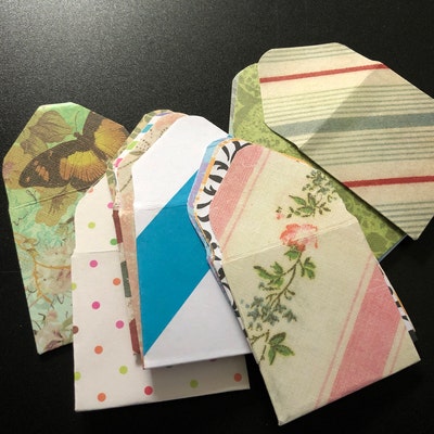 20 Tiny Envelopes, Mini Envelopes, Lunchbox Envelopes, Love Note ...