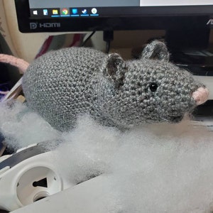 Digital Crochet Pattern Realistic Rat - Etsy