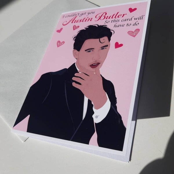 Austin Butler Birthday Card Elvis Personalised Happy Greeting Card Gift ...