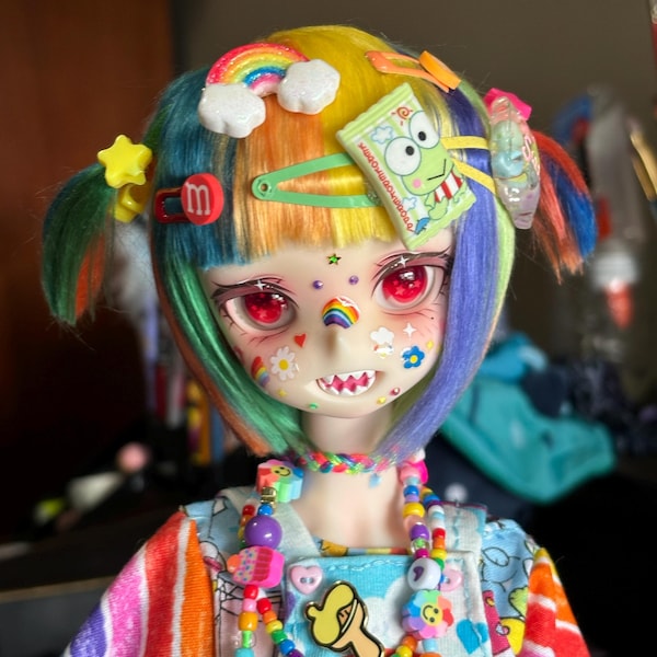 Cute Anime Doll Eyes 8mm to 26mm Resin Plaster Doll Eyes With Heart ...