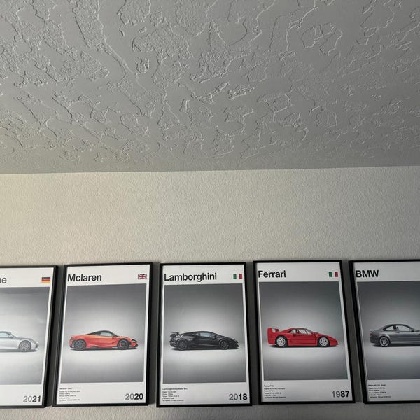 Chevrolet Corvette Z06 (C8) - Car Poster Print | Automotive Wall Art ...