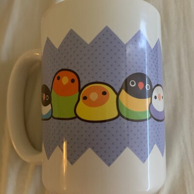 Squishy Birbs Mug Cockatiel / Budgie / Lovebird - Etsy