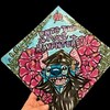 Hand Painted Stitch Theme Graduation Cap Topper - Etsy