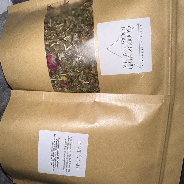 Goddess Blend Herbal Tea - Etsy