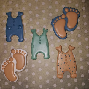 Baby Feet Cookie Cutter - Footprints Cookie Cutter, Baby Shower Cookie ...