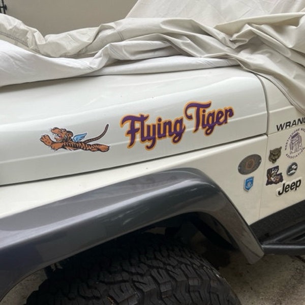 Flying Tigers AVG Vinyl Decal Sticker - Etsy