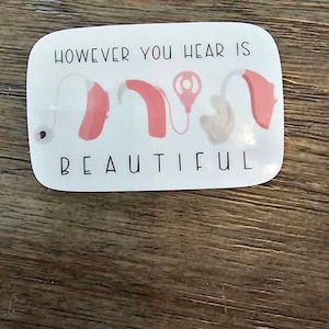 Cochlear Implant Sticker Multiple Colors, Audiology, Hearing Aids, Hard ...