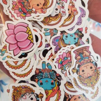 40 Pack Paper Retro 90s Girl Stickers SET 5 - Etsy UK