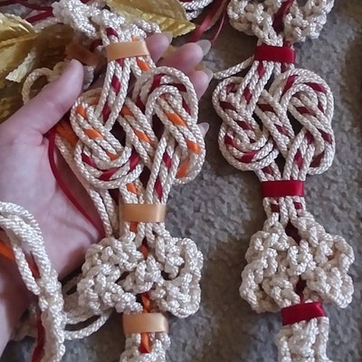 Handfasting Cord Bloom: Thistle Bespoke Artisan Handfasting Cord/ribbon ...