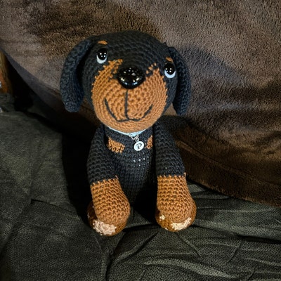 Rottweiler, Rottweiler Crochet Pattern, Crochet Pattern, Crochet ...