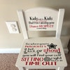 UV Printed Time Out Chair, No Vinyl Used! Wood Time Out Chair, Time Out ...