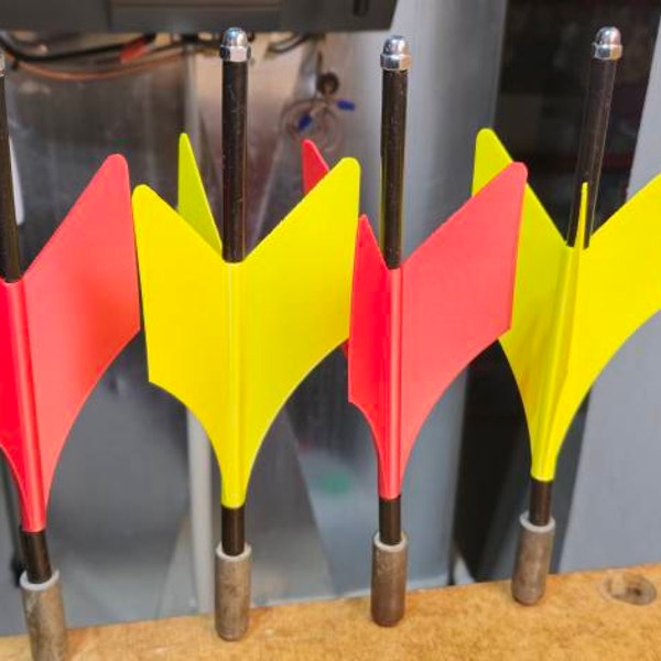 Lawn Dart Fins, Premium Flexible Shatterproof Fins for Plastic Tips - Etsy
