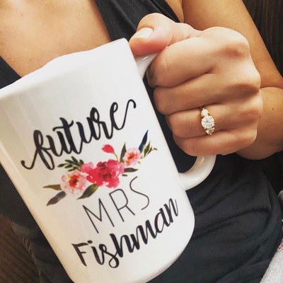 Soon to Be Mrs Mug, Future Mrs Mug, Future Mrs Cup, Personalized Future ...