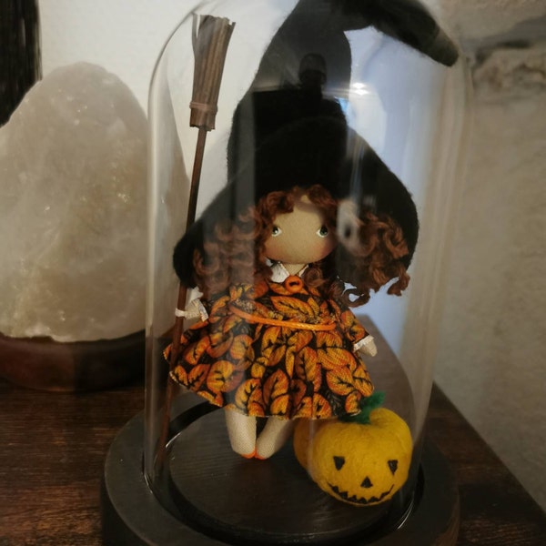 Glass Dome With Wooden Base for Miniature Dolls 1/12 Scale, Steady and ...