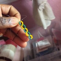 Bead Embroidery Kit on Art Canvas Cheshire Cat. Abris Art DIY Beadwork ...