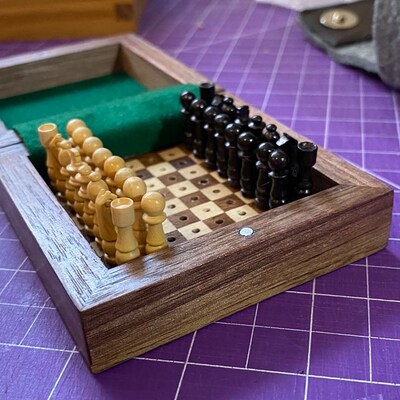 Handmade Solid Walnut Sliding Lid Box - Etsy