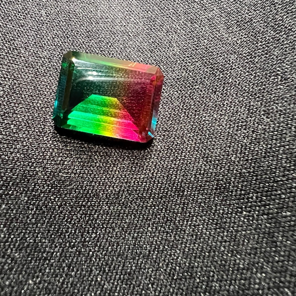 LOOSE MYSTIC Quartz Gemstone Cube 44ct Perfect Pendant Size AAA Quality ...