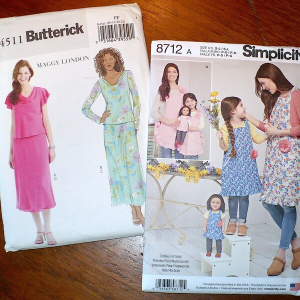 Simplicity Pattern 5060 Design Your Own BABY DOLL TOPS Misses 12 14 16 ...