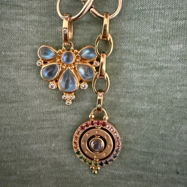 Mughal Jali 18k Solid Yellow Gold 7mm Fancy Spacer Finding Hefty Bead ...